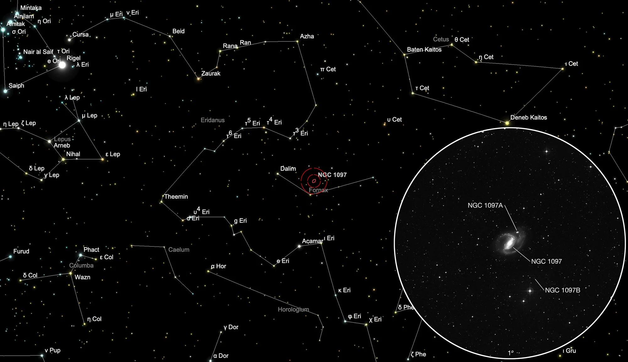 Deep⋆Sky Corner / Galaxie NGC 1097 Deep⋆Sky Corner / Galaxie NGC 1097